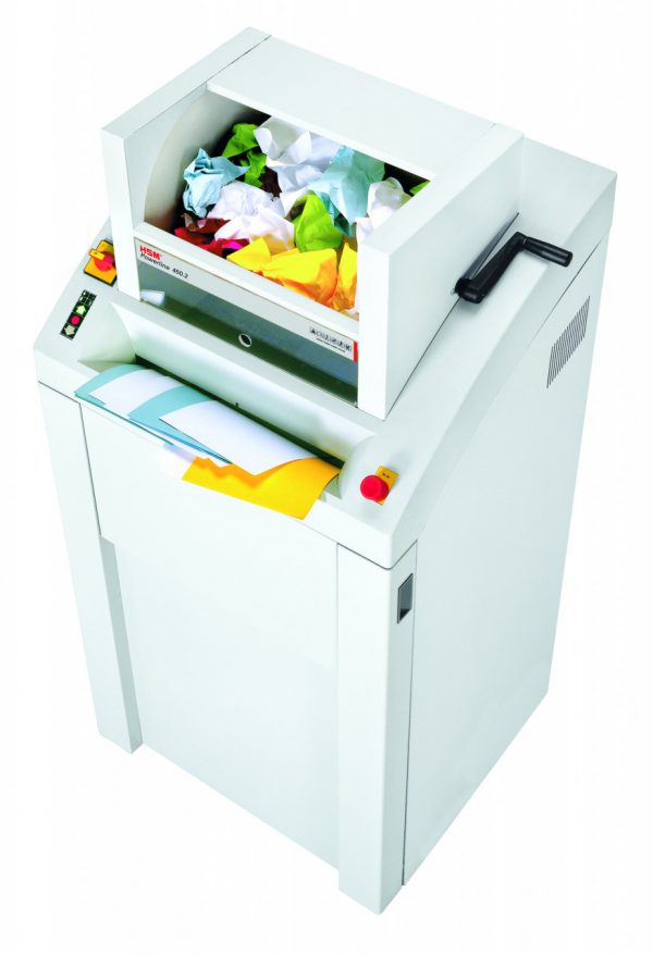 HSM Powerline 450.2 - 3,9 x 40mm - Fragmentadora de Papel | Fragmetadora de Papel Profissional